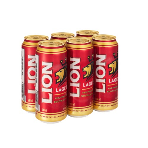 Lion Lager 500ml (6-pack) | SMOUS.online