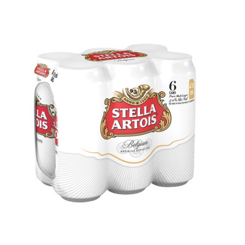 Stella Artois Lager 410ml (6-pack) | SMOUS.online