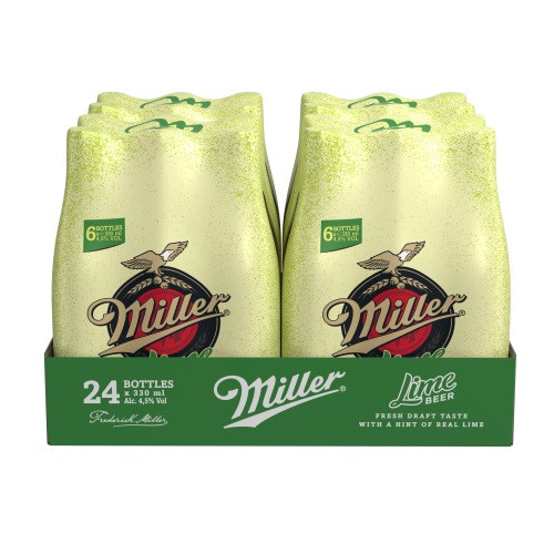 Miller Lime 330ml (24-case) | SMOUS.online