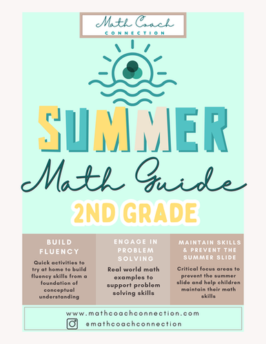 2nd Grade Summer Math Guide | MathCoachConnection