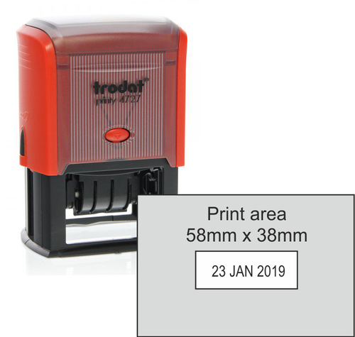 Trodat Printy Dater 4727 - 59mm x 38mm | Andover Rubber Stamp
