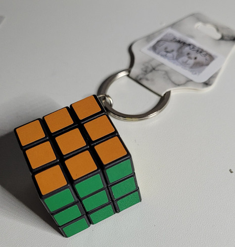 KEYRING - RUBIKS CUBE | PAIR BEARS