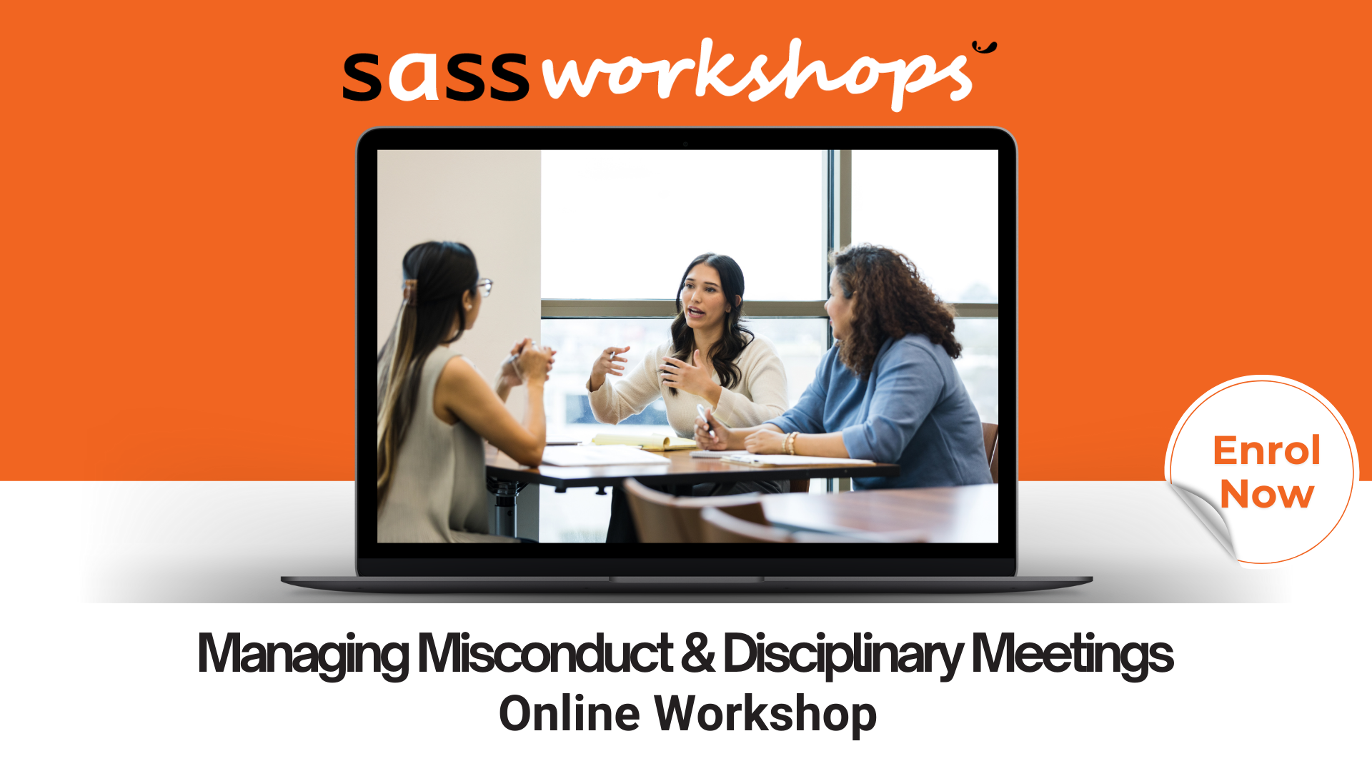 Managing Misconduct & Disciplinary Meetings – Three Weeks Online | Sass ...