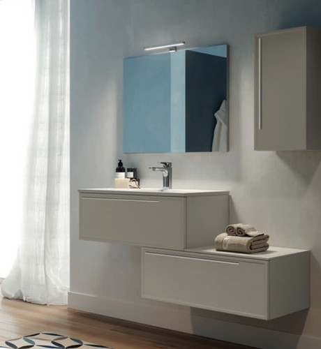 Inda Tivoli Vanity Furniture Washbasin (with side base cabinet) | ferrara