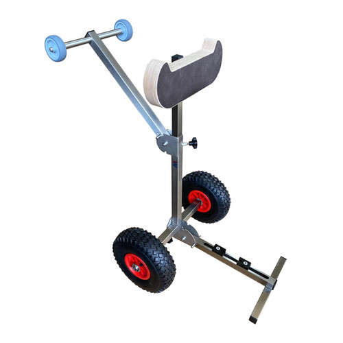Premium foldable motor trolley (up to 75kg) | Launching wheels