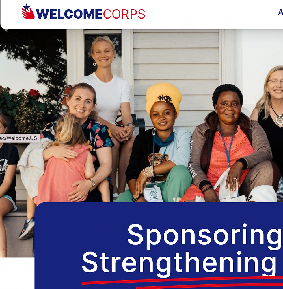 First Anniversary of Welcome Corps America's New Refugee Program