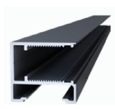 Fence side frame Aluminum U channel With Cover - 2400mm | AAA Fence And ...