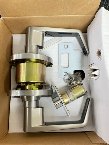 Commercial Series Lever- Double cylinder keyed both sides, Lock/unlock ...