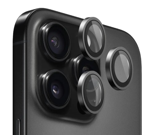 Blueo 99 Dual AR PVD Steel Camera Lens Protector for iPhone 16 Pro/Pro ...