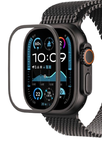 Blueo Titanium Frame for Apple Ultra Watch 49 mm 1/2/3 ( Only Frame no ...