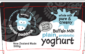 Buffalo Whole Milk Yoghurt | 500g | Corner Paddock
