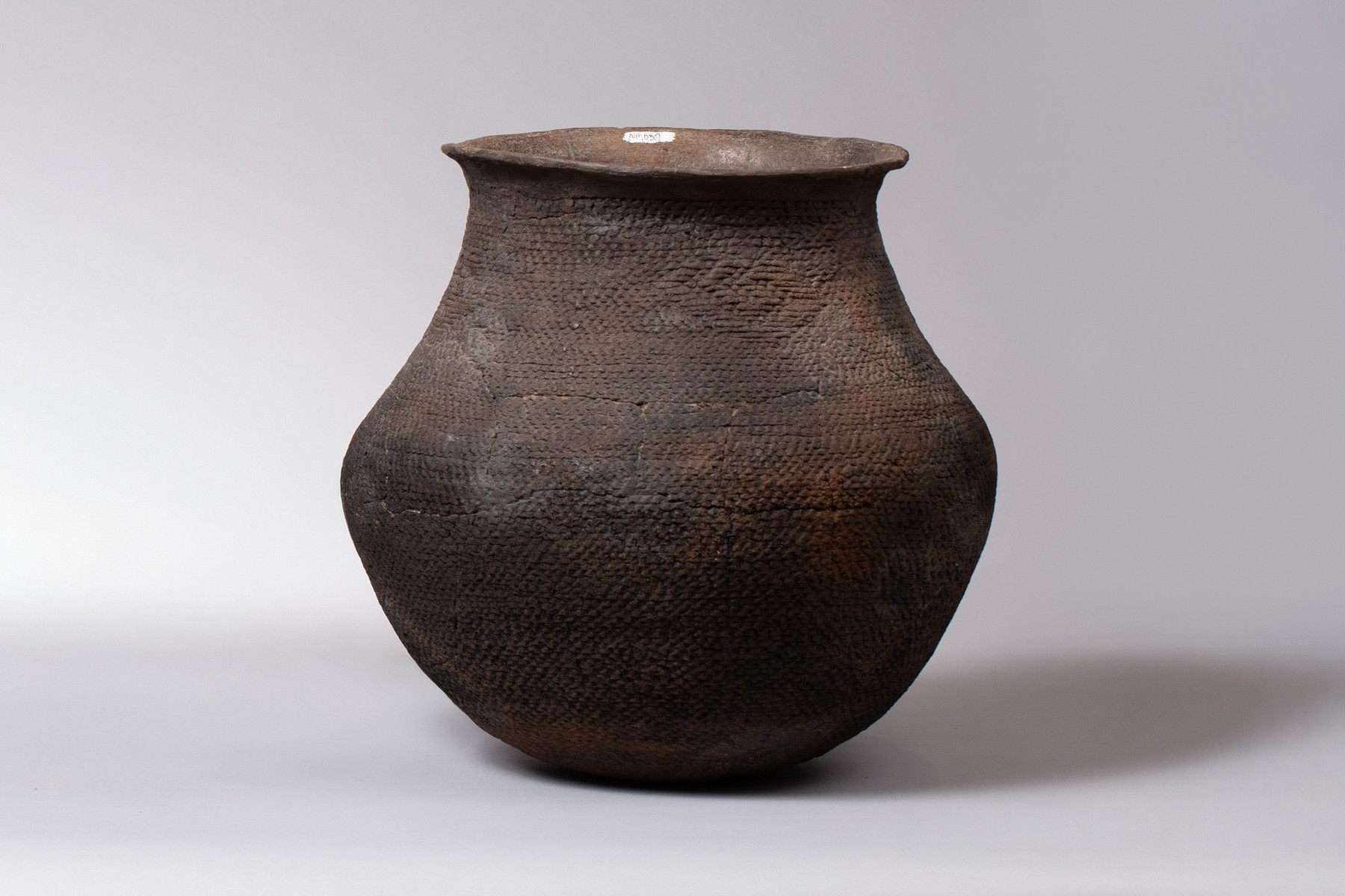 Large Ancient Anasazi Corrugated Olla Cooking Pot