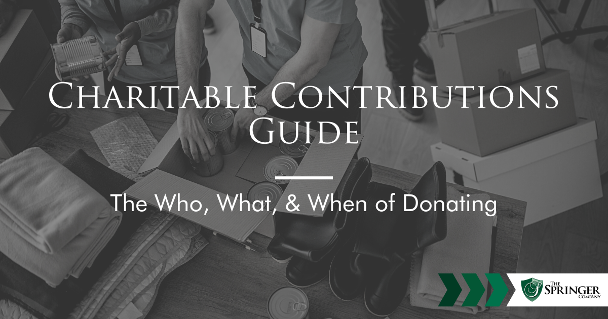 Charitable Contributions Guide