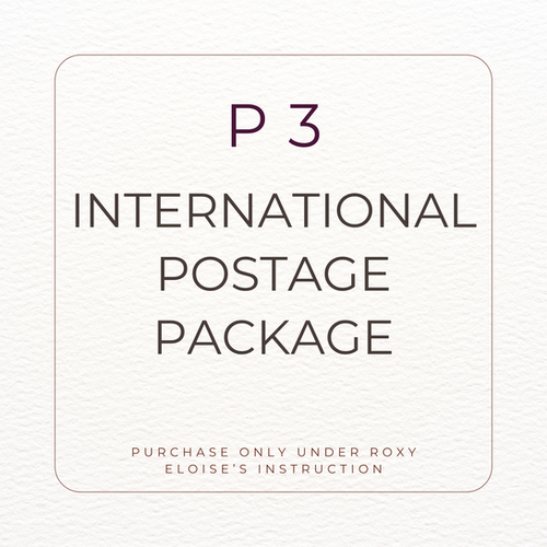 P3 International Postage Package | Roxy Eloise