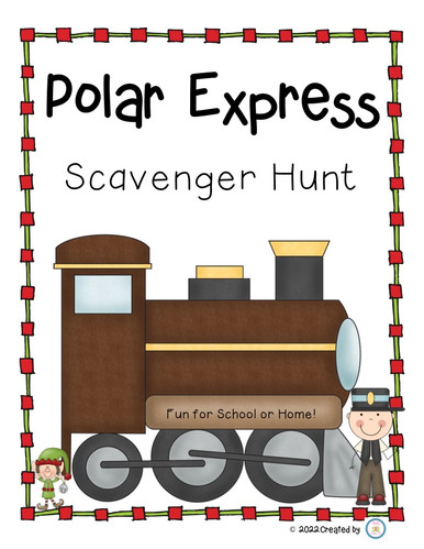 Polar Express Scavenger Hunt: For School and Home | Simply Inspired