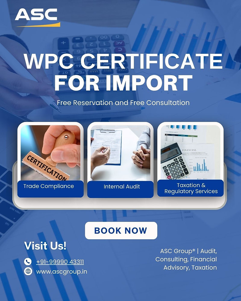 WPC Certification Architecture for Wireless Product Imports and ...