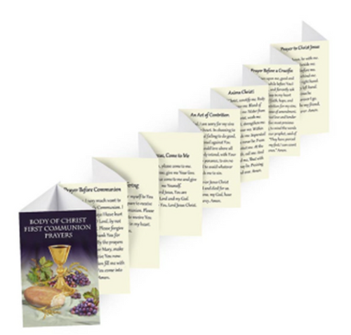 Body of Christ Prayers Accordion booklet | Divine Mercy Parish