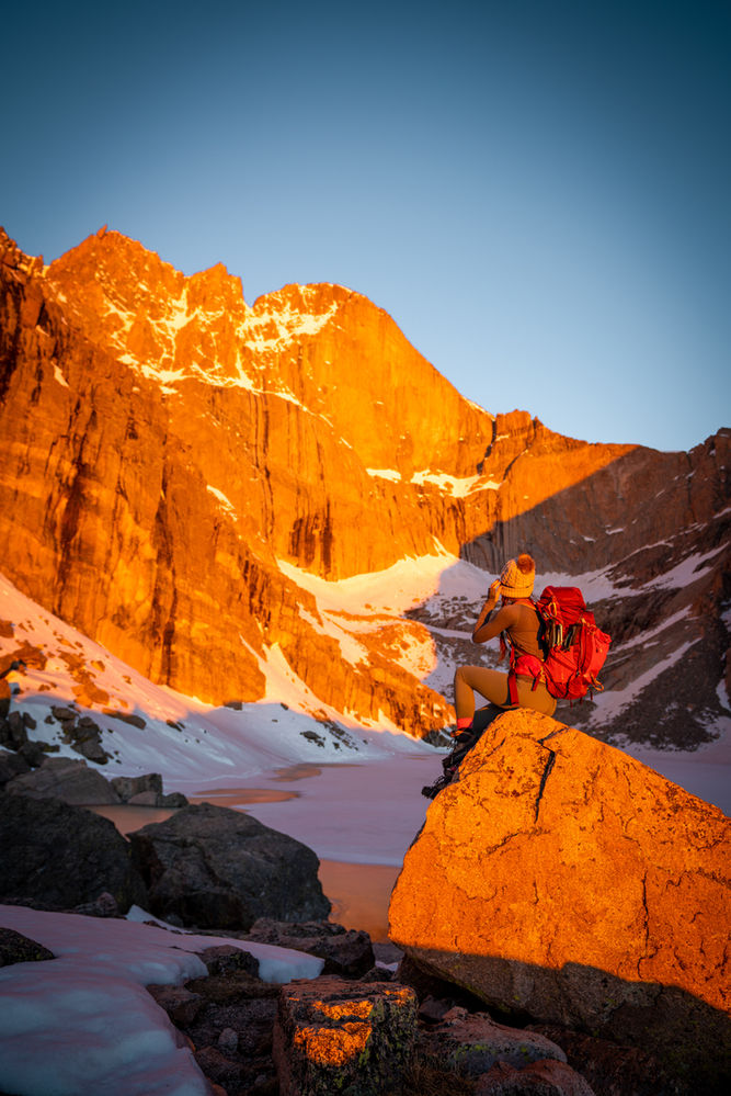 Hiking Chasm Lake in the Winter- Everything You Need To Know