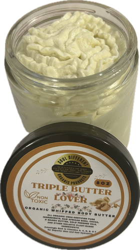 Triple Body Lover (Organic Whipped Body Butter) 8OZ | Soul Different ...