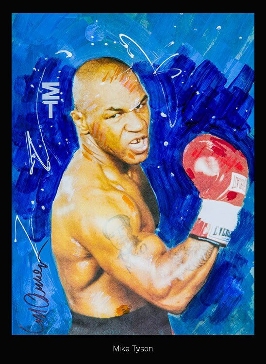 Mike Tyson Original Painting by Sidney Maurer