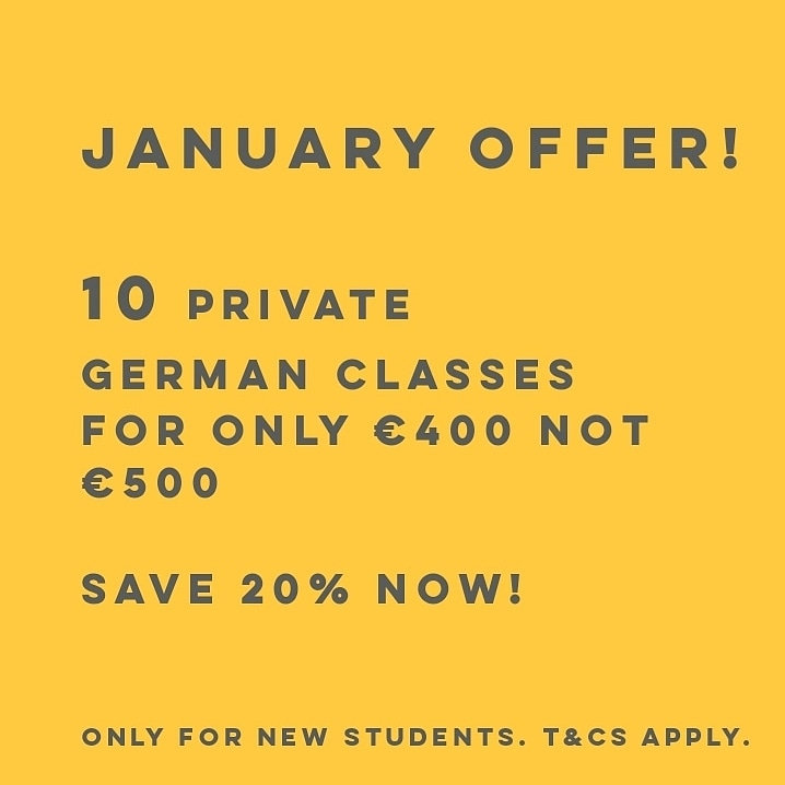 GermanMind's January Offer: German Private Classes