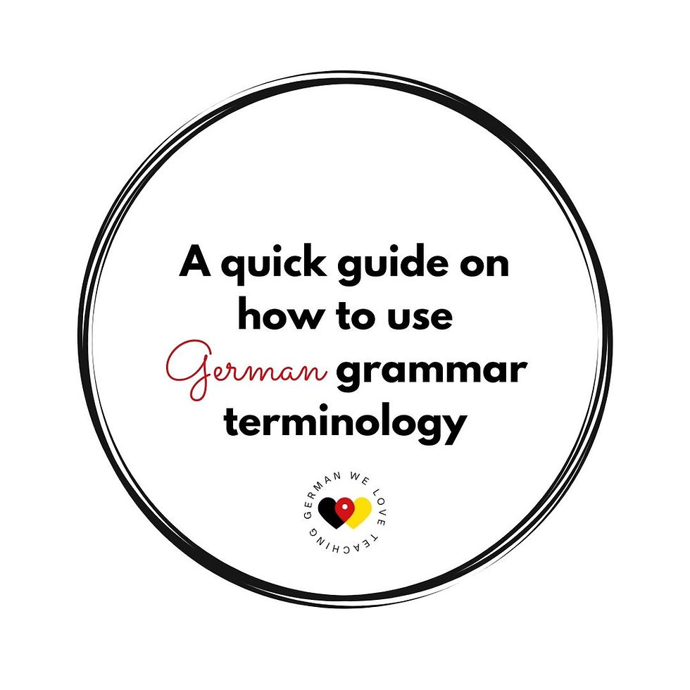 A Quick Guide On How To Use German Grammar TerminologyGermanMind Method A Quick Guide On How To Use German Grammar TerminologyGermanMind Method