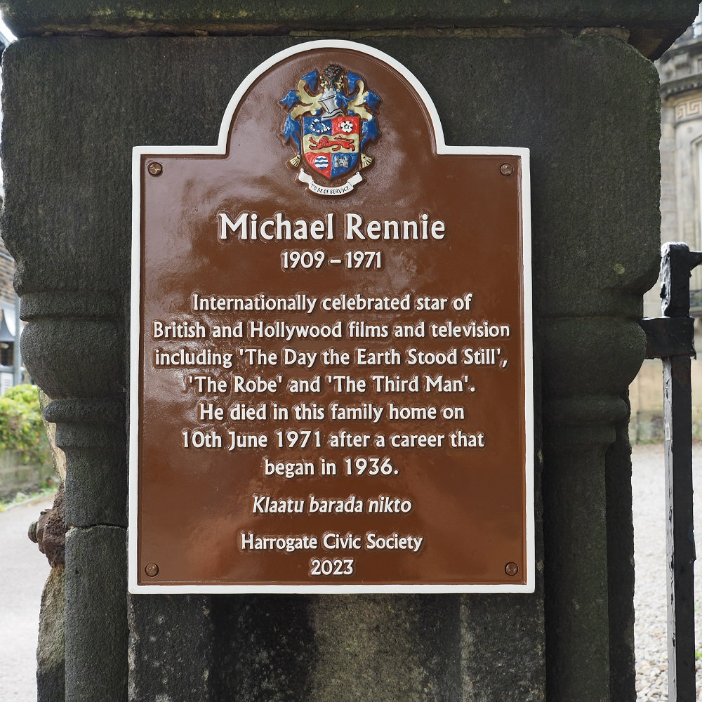 Michael Rennie Plaque