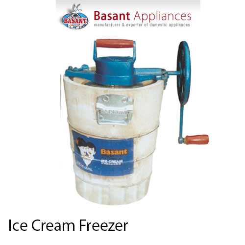 BASANT - Wooden Bucket Ice Cream Freezer | Basant Appliances
