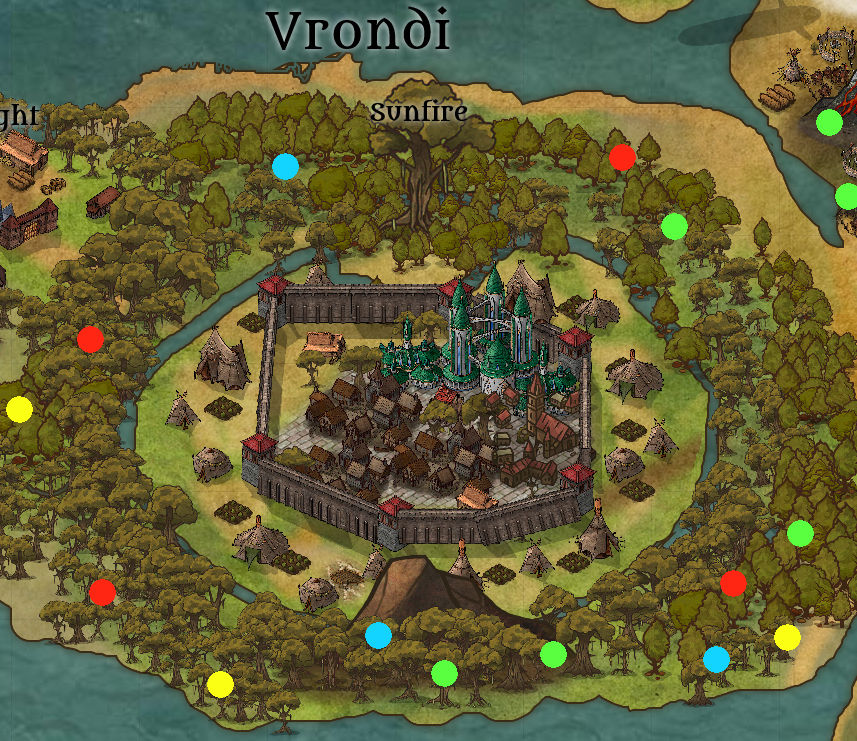 Vrondi Enemy Map | Ascension