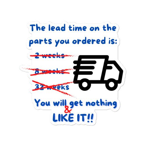 "Supply Chain Issues" - Sticker | Stewart Controls