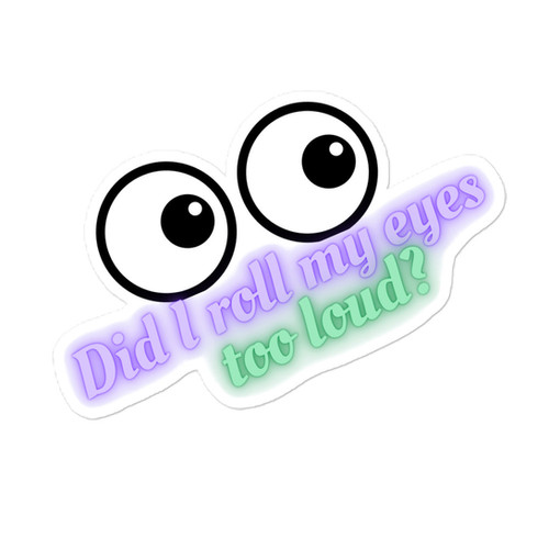 "Rolling Eyes" - Sticker | Stewart Controls
