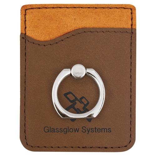 Leatherette Phone Wallet with Ring | DCL