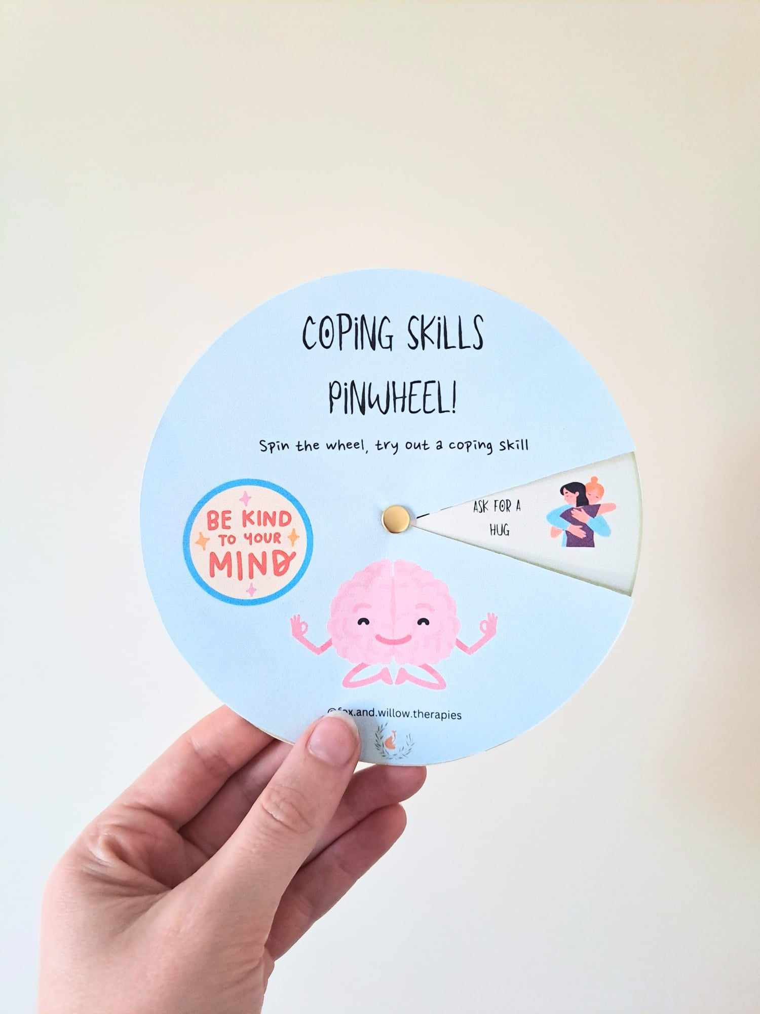 Coping Skills Pinwheel | Fox and Willow