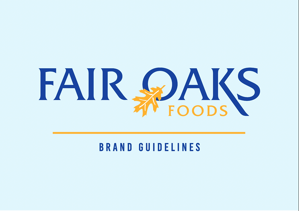 Fair Oaks Foods Logo Expansion and Brand Design