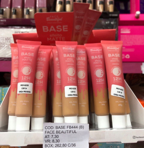 Face Beautiful Base Box B Unidade (box vem 36) | Use Makeup