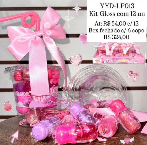Yoyomaquiamor c 12 Mini Gloss unidade (box vem 12) | Use Makeup