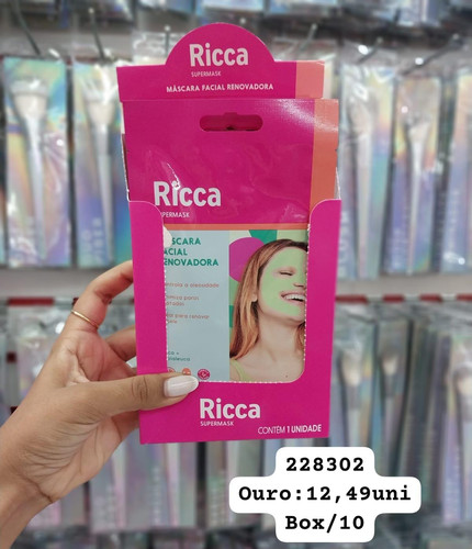 Ricca máscara facial renovadora Unidade (box vem 10) | Use Makeup