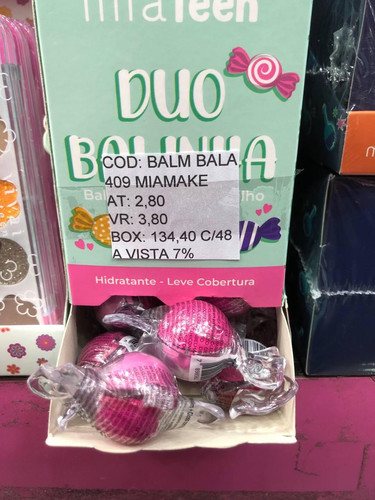 Mia make balm bala unidade ( box vem 48) | Use Makeup