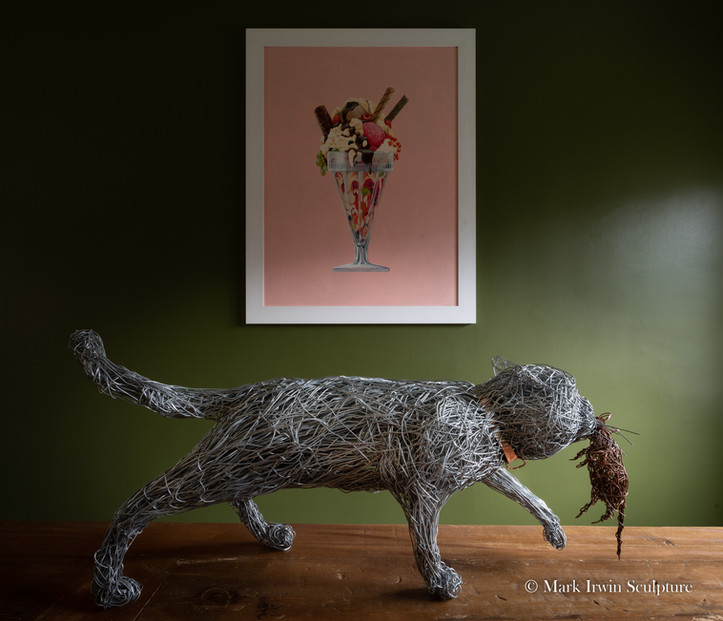 Wire Animal Sculptures | mark irwin sculpture | Bespoke and Unique wire ...