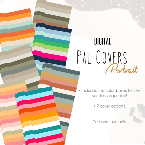 Portrait Planner Pal Covers | Breezyorganization