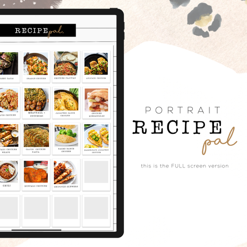 Portrait Recipe Pal | Breezyorganization