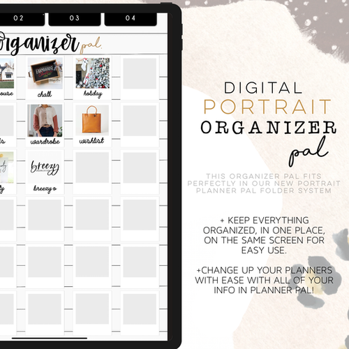 Portrait Organizer Pal insert | Breezyorganization