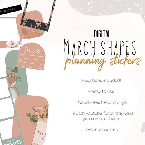 March Shapes | Breezyorganization