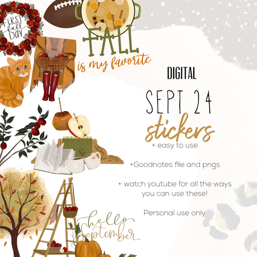 September 2024 Stickers | Breezyorganization