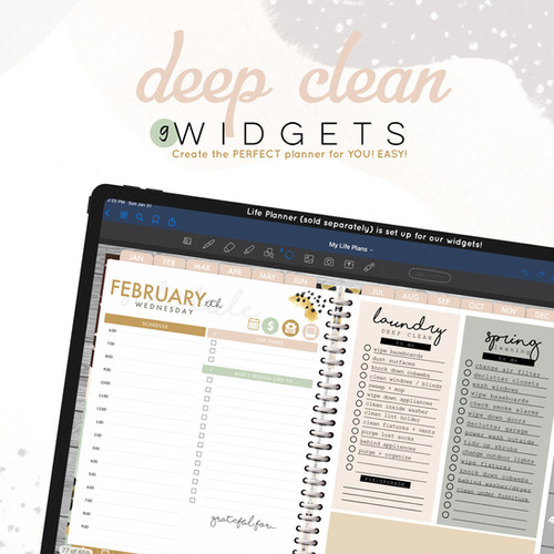 Deep Clean Widgets | Breezyorganization