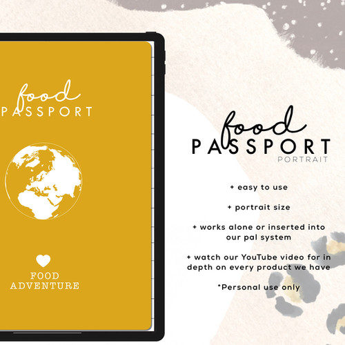 Food Passport Pal PORTRAIT | Breezyorganization