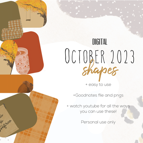 October 2023 Widget Shape | Breezyorganization