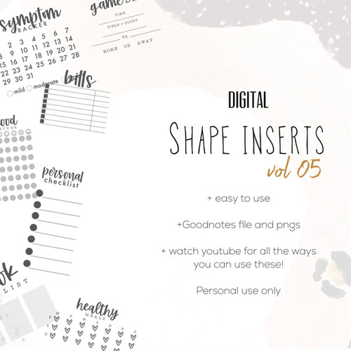 Shape Inserts Vol 05 | Breezyorganization