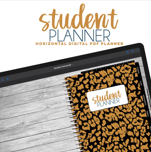 Student Planner | Horizontal 2-Page | Breezyorganization