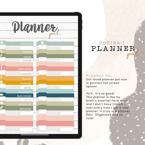 Portrait Planner Pal | Breezyorganization